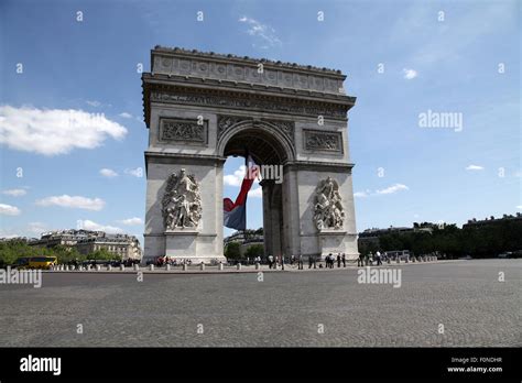 The Arc de Triomphe de l Étoile Triumphal Arch of the Star Paris France