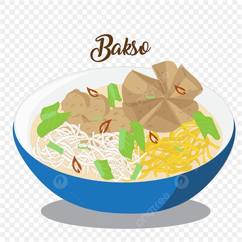 Vetor De Comida Bakso Indonésio PNG Bakso Masakan Indonésia A