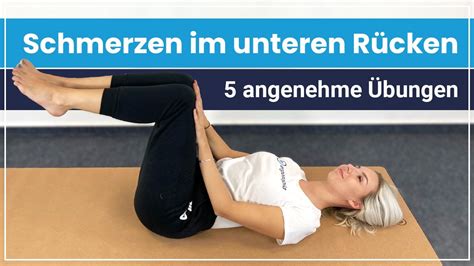 Rückenschmerzen unterer Rücken 5 sanfte Übungen sofort