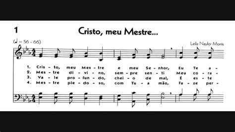 Hinário 5 CCB Hino 001 Cristo meu Mestre Strings Teclado