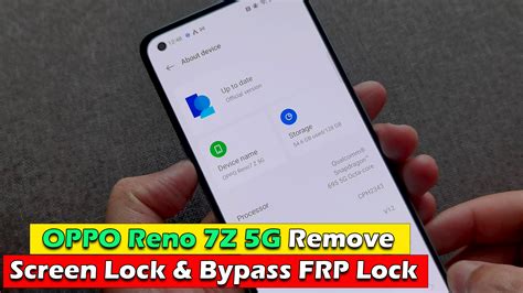 OPPO Reno 7 Z 5G Remove Screen Lock Bypass FRP Lock ICTfix