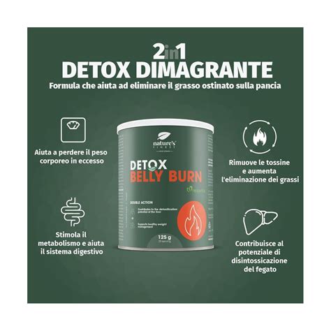 Detox Belly Burn Double Action Integratore Nature S Finest