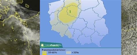 Silne burze z ulewnym deszczem i gradem rozwiną się nad Polską Możliwe