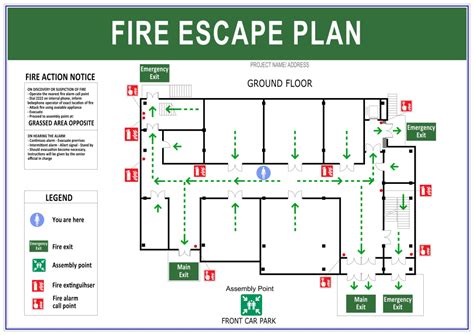 Fire Evacuation Plan Template 41 OFF Elevate In