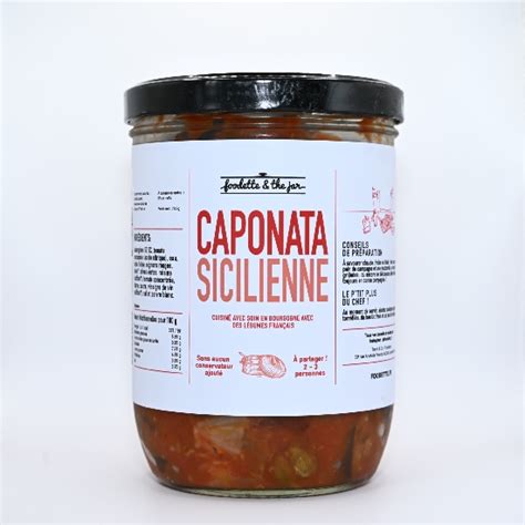 Caponata Sicilienne Foodette Thejar
