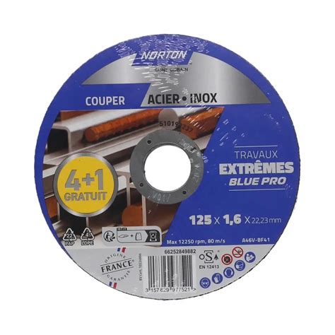 Lot De Disques Acier Pour Acier Inox Mm Leroy Merlin