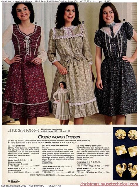 1982 Sears Fall Winter Catalog Page 108 Christmas Catalogs Holiday