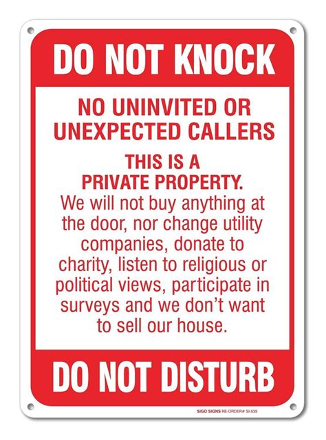 Printable No Soliciting Sign Printable Templates
