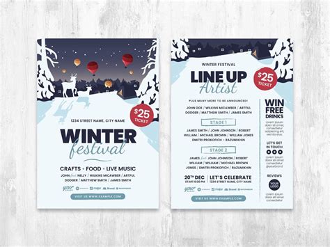 Adobe Illustrator Flyer Template Detrester
