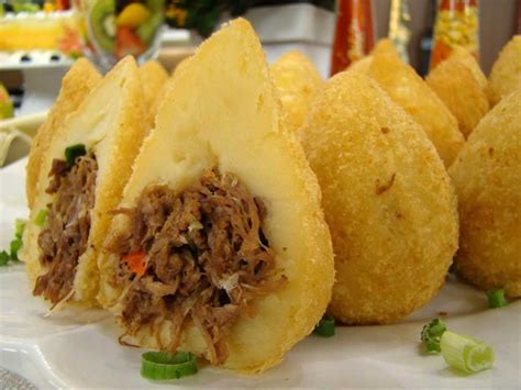 Coxinha De Mandioca Recheio De Costela Receitas Gshow Gshow