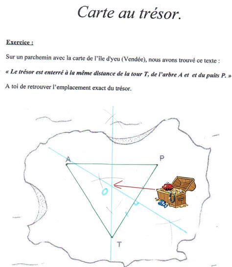 Arriba 45 imagen carte au trésor mathématiques 6ème correction fr