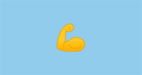 Armmuskler Emoji On Noto Color Emoji Animated 14 0