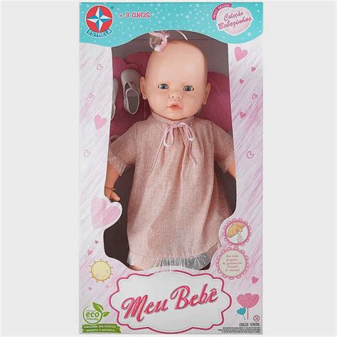 Boneca infantil meu bebê estrela ref 1001003000057 3 anos Submarino