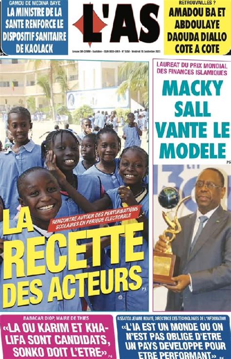 LES PIQUES DE L AS DE CE VENDREDI SenePlus