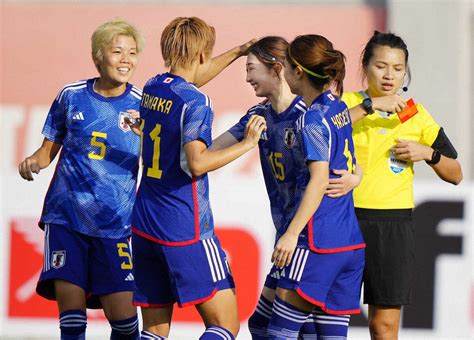 なでしこ パリ五輪へインドに7発大勝発進 中嶋2ゴール2アシスト大暴れ スポニチ Sponichi Annex サッカー