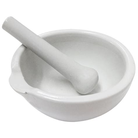 Mortero De Porcelana Con Pistilo Novachem Del Ecuador