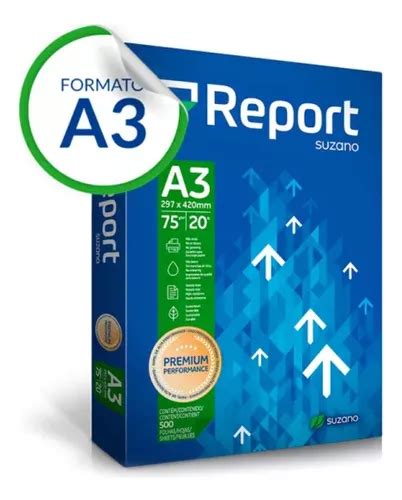 Papel Fotocopia Report Premium A Grs Hojas Cuotas Sin Inter S