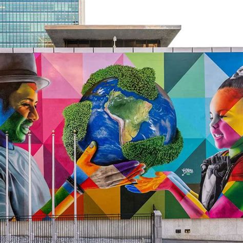 Eduardo Kobra S Mural Celebrates Sustainability Ahead Of The Un