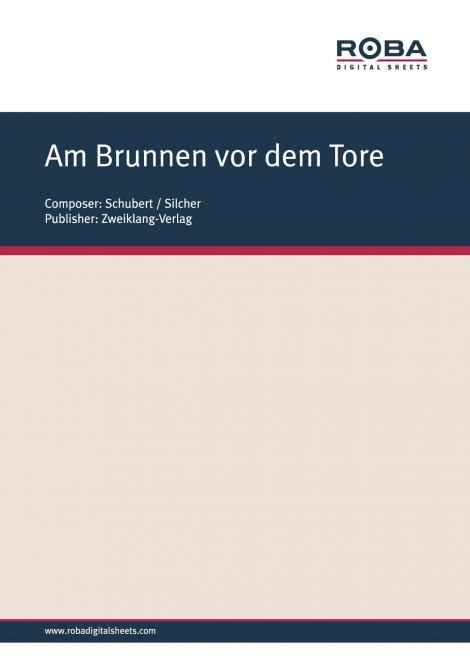 Am Brunnen vor dem Tore von Franz Schubert Noten für Gesang