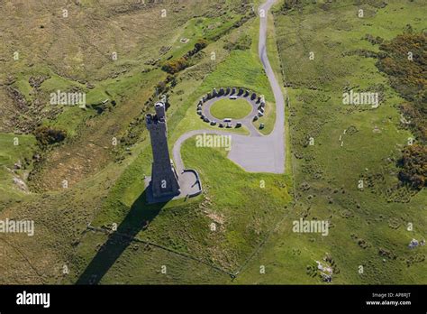 An Aerial View Of Lewis War Memorial Stornoway On The Isle Of Lewis In
