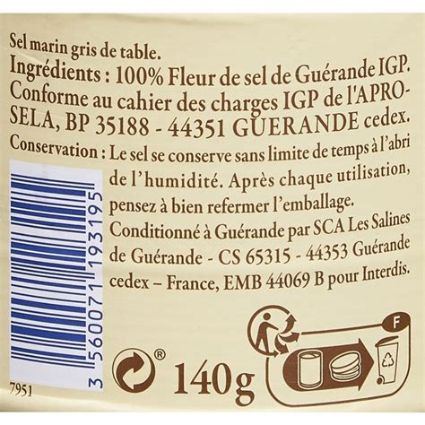 Fleur de sel 来自 Guérande REFLETS DE FRANCE