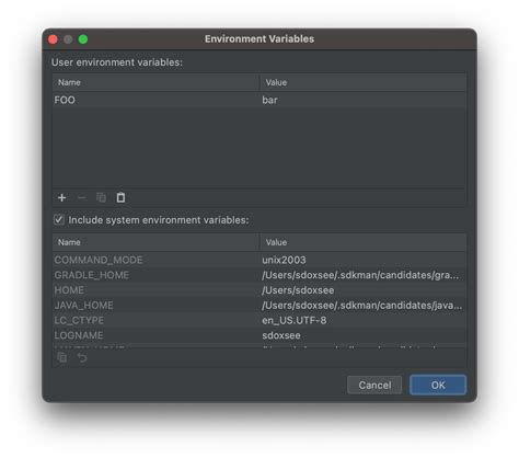 Environment Variable Generator