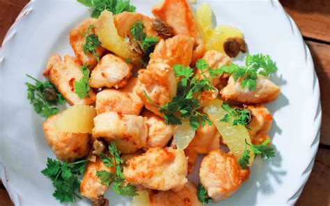 Ricetta Bocconcini Di Pollo Con Limone E Pepe Verde La Cucina Italiana