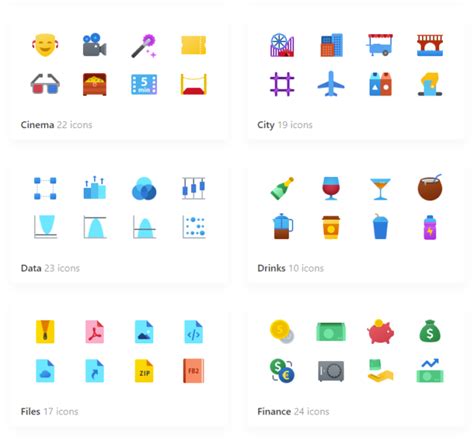 Icons Released About Icons In New Style Inspired By Fluent Design