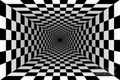 Optical Illusion 3D Pattern Digital Art By Jodoto Design Pixels