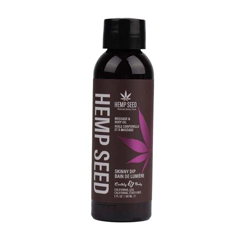 Hemp Seed Massage Oil Skinny Dip Scent