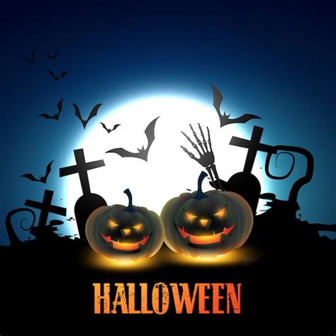 Premium Vector Halloween Pumpkins Illustration