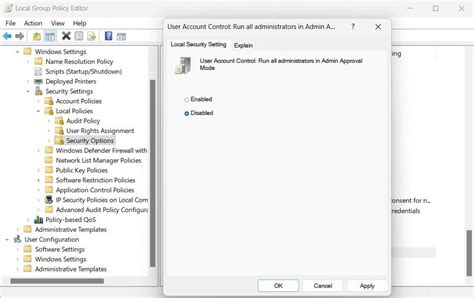 how to fix run as administrator not working in windows