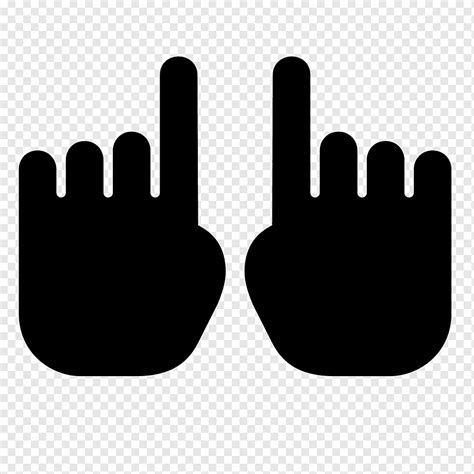 Index Finger Computer Icons Hand Hand Silhouette Arm Png PNGWing