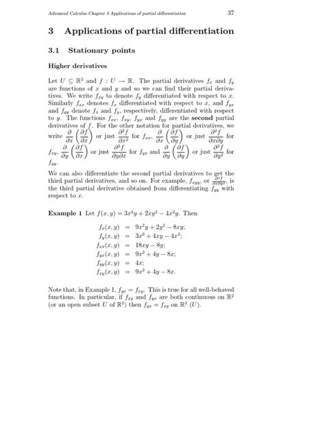 calcul applications of partial differentiation pdf pdf maxima and minima derivative