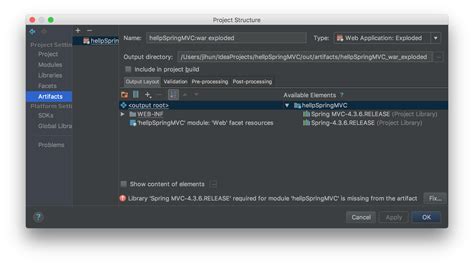 start springmvc project in intellij jihun s development blog