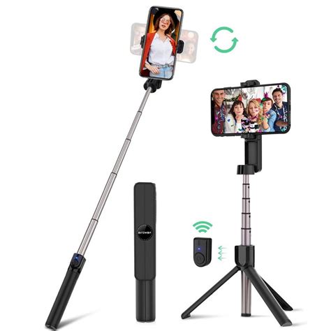 Blitzwolf Bw Bs2 Selfiestick Max 864 Cm Tragbarer Bluetooth Kompatibler Selfie Stick Mit