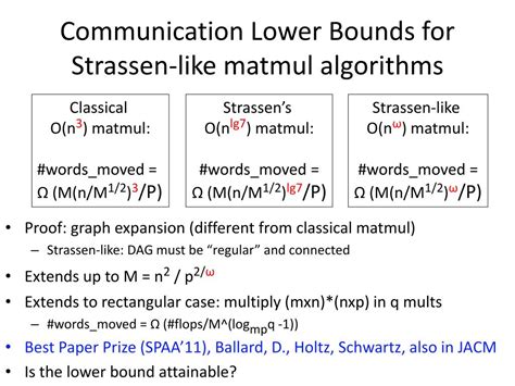 ppt implementing communication avoiding algorithms powerpoint presentation id 1856006