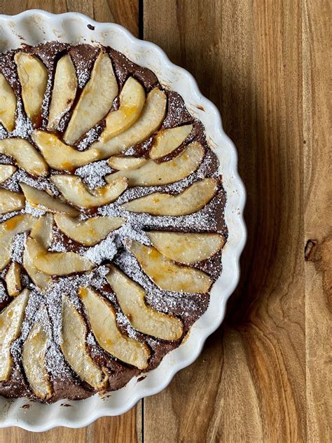 Délicieuse recette gâteau poire chocolat amande sans gluten