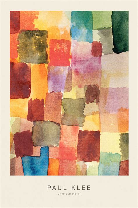 Untitled Special Edition Paul Klee Reproductions Of Famous