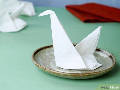 Origami Swan Napkins