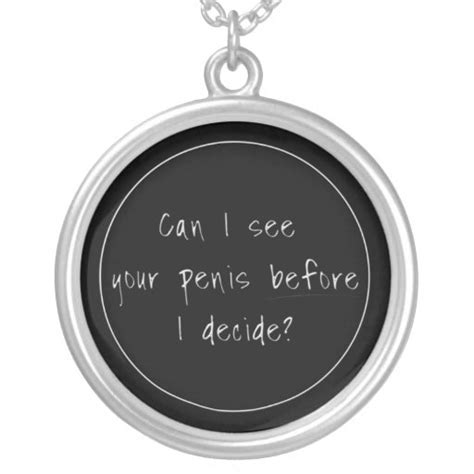 Can I See Your Penis Custom Jewelry Zazzle
