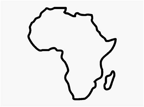 Africa Outline Map Outline Map Of Africa Blank Outline
