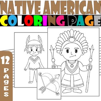 Native American Day Coloring Pages Native American Day Coloring Sheets