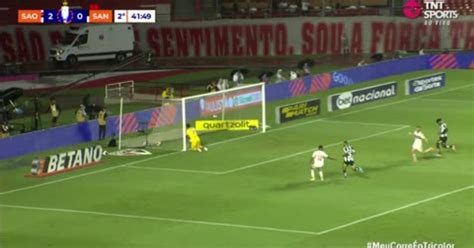 Gol Do S O Paulo Luan Bate De Longe E Amplia Para O S O Paulo Tnt