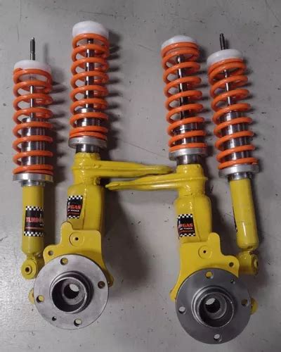 Kit Suspensão Rosca Molas Slim Parati Quadrado Ate 96 Parcelamento
