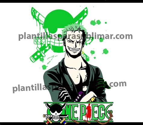 RORONOA One Piece Vector Anime Plantillas Para Sublimar