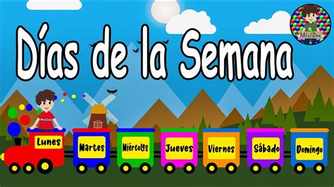 Aprende los días de la semana en español e inglés con MiniDon YouTube