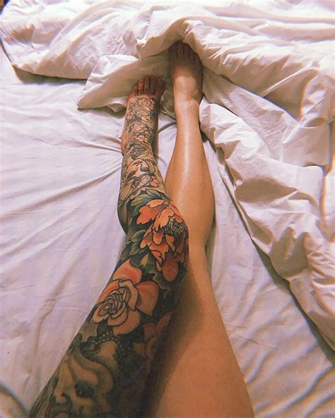 Tatuaggi Gambe Esempi Su Coscia Polpaccio Ginocchio E Stinco