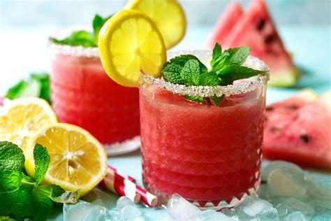 Agua de sandía con limón disfruta de un trago de sabor con esta