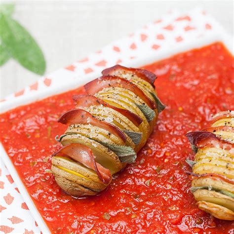 Recette Pommes de terre à la suédoise au bacon et tomates
